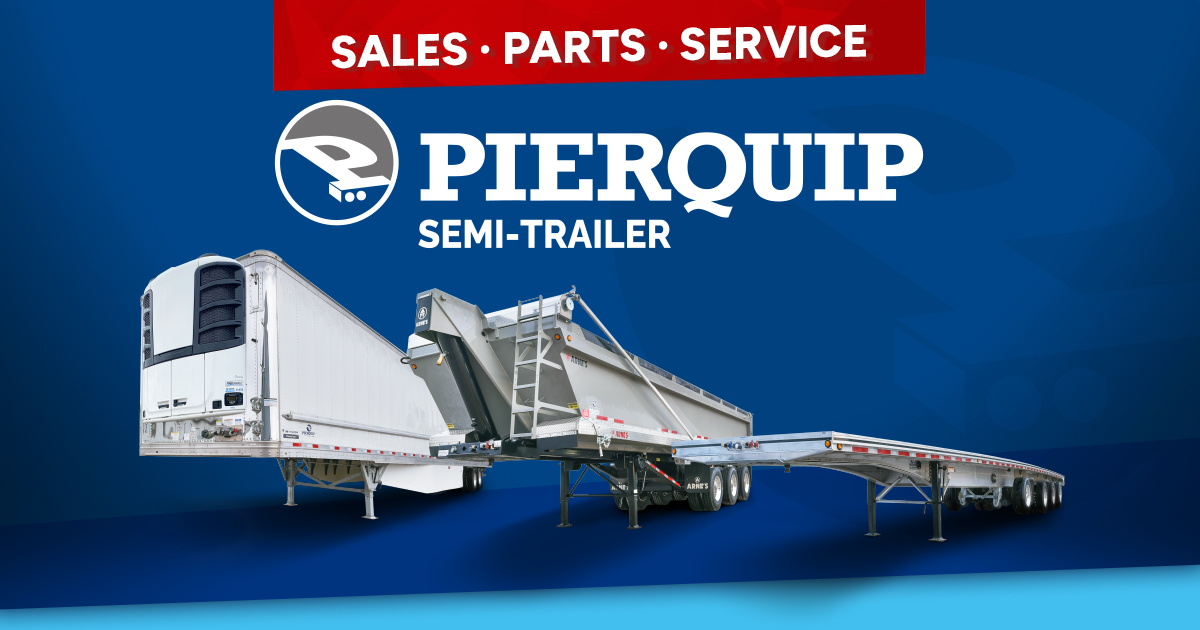 2026 MAC Aluminium Flatbed Tridem 53' Pochettes à Billots - Pierquip