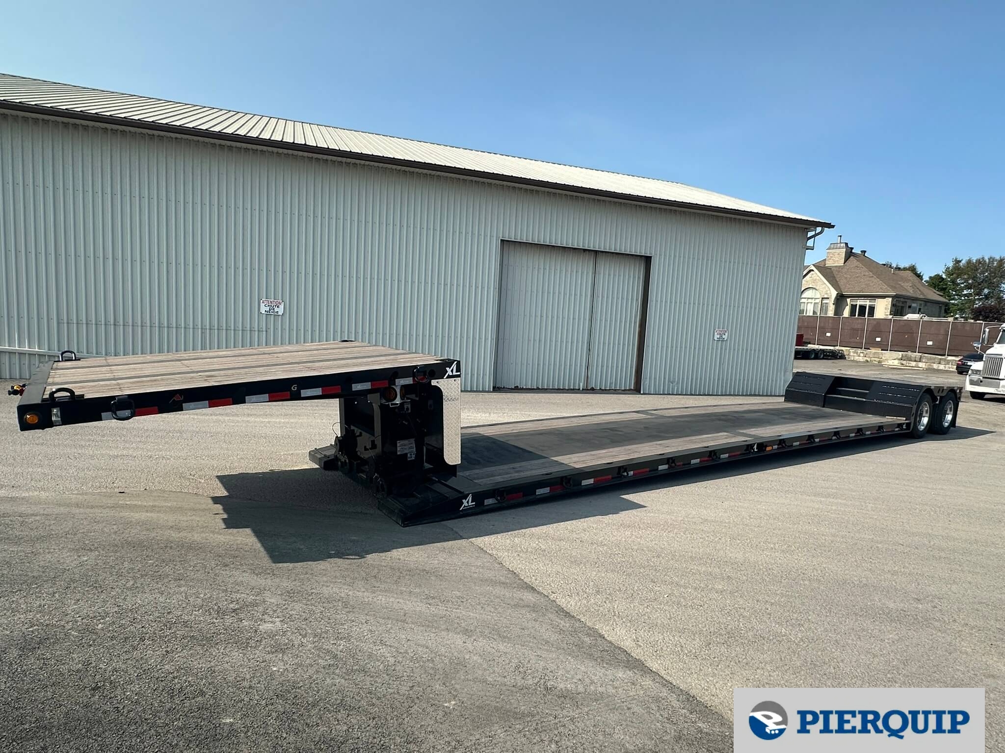 Fardier XL 40T Col de Cygne Détachable Mécanique - Pierquip